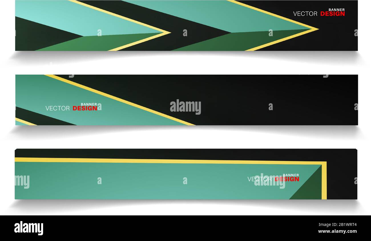 Vector banners arranged for your design, Abstract background ...