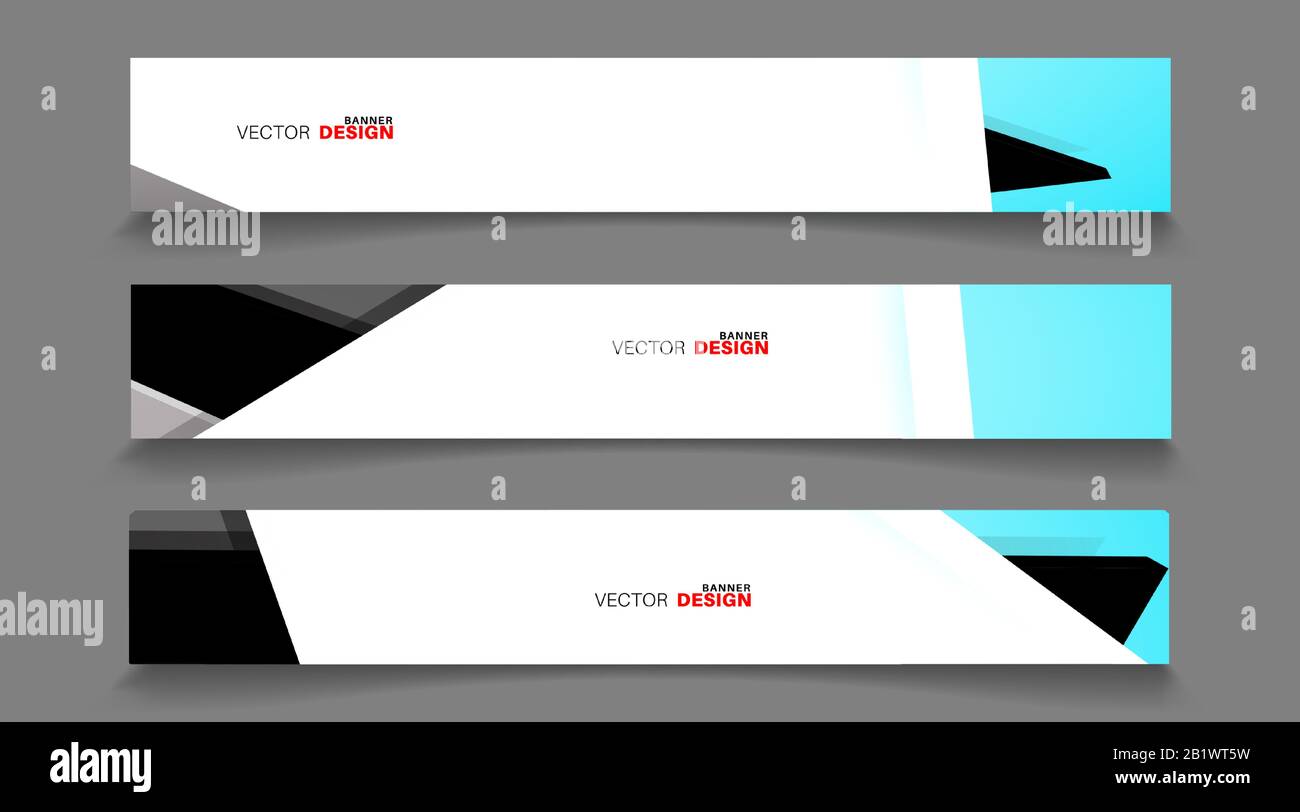 Vector banners arranged for your design, Abstract background ...