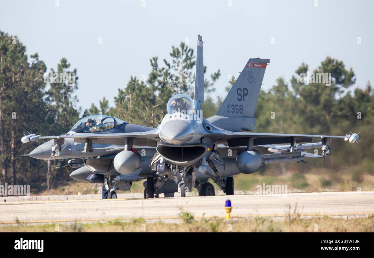An F-16c Fighting Falcon from the 480th Fighter Squadron, Spangdahlem ...