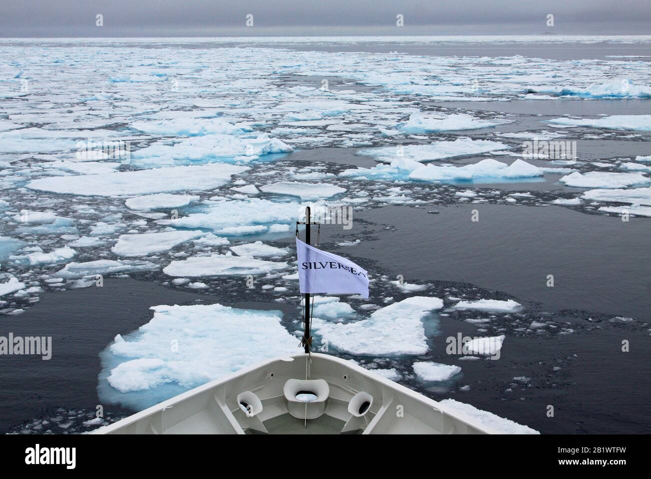 Svalbard sea ice Stock Photo - Alamy