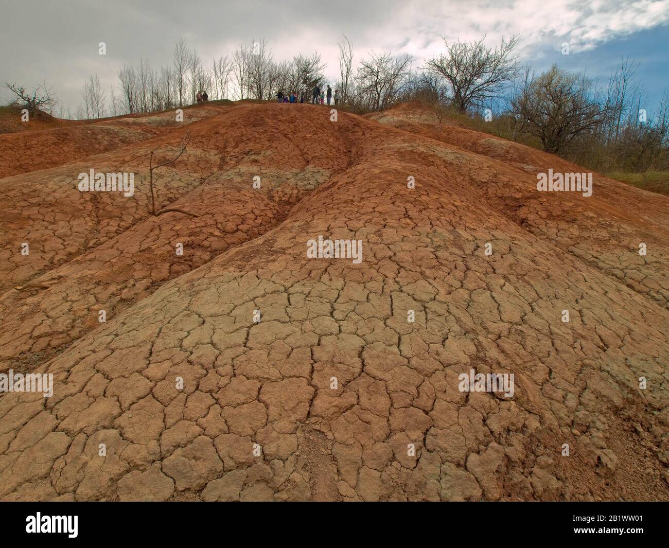 beautiful view of clay soil in a quarry Stock Photo - Alamy