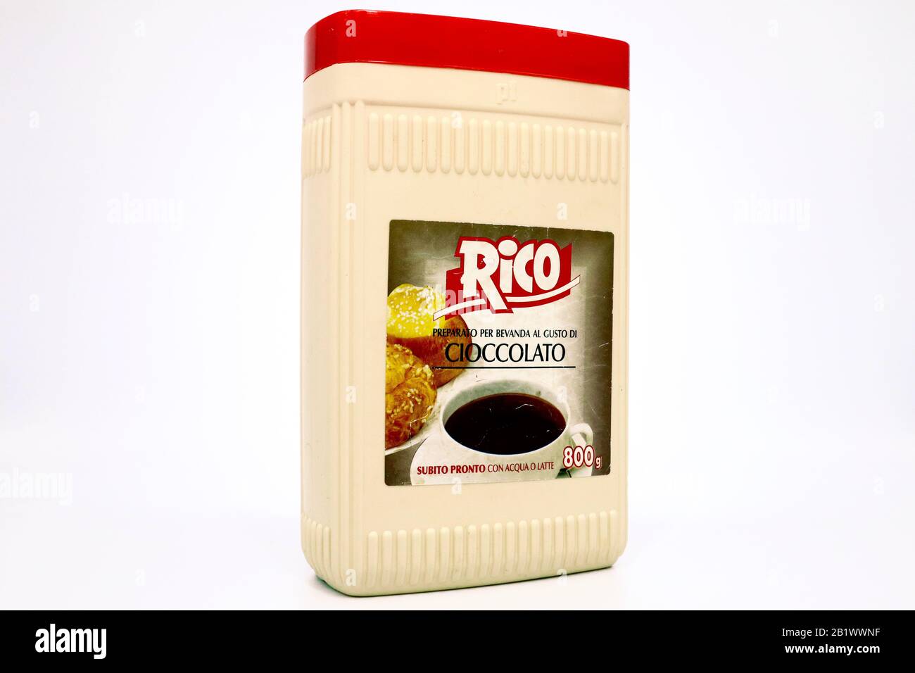 RICO Instant Chocolate Cocoa Drink Powder Stock Photo - Alamy