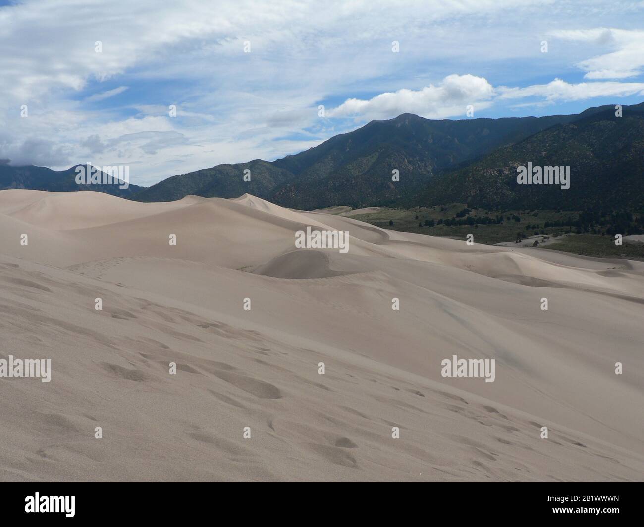 Great Sand Dunes National Park and Preserve, Colorado Stock Photo - Alamy