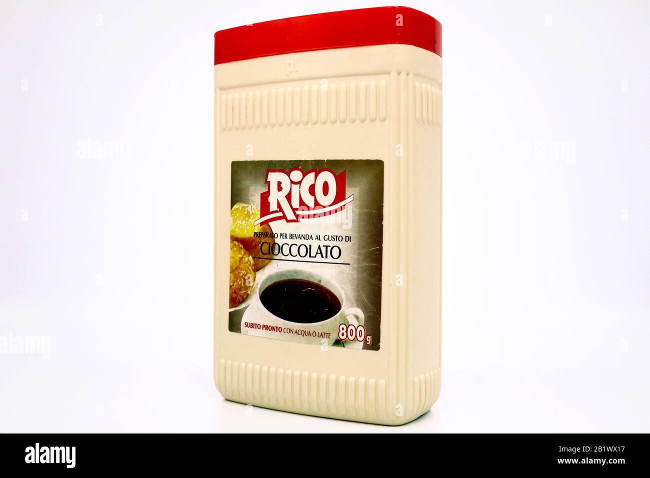 RICO Instant Chocolate Cocoa Drink Powder Stock Photo - Alamy