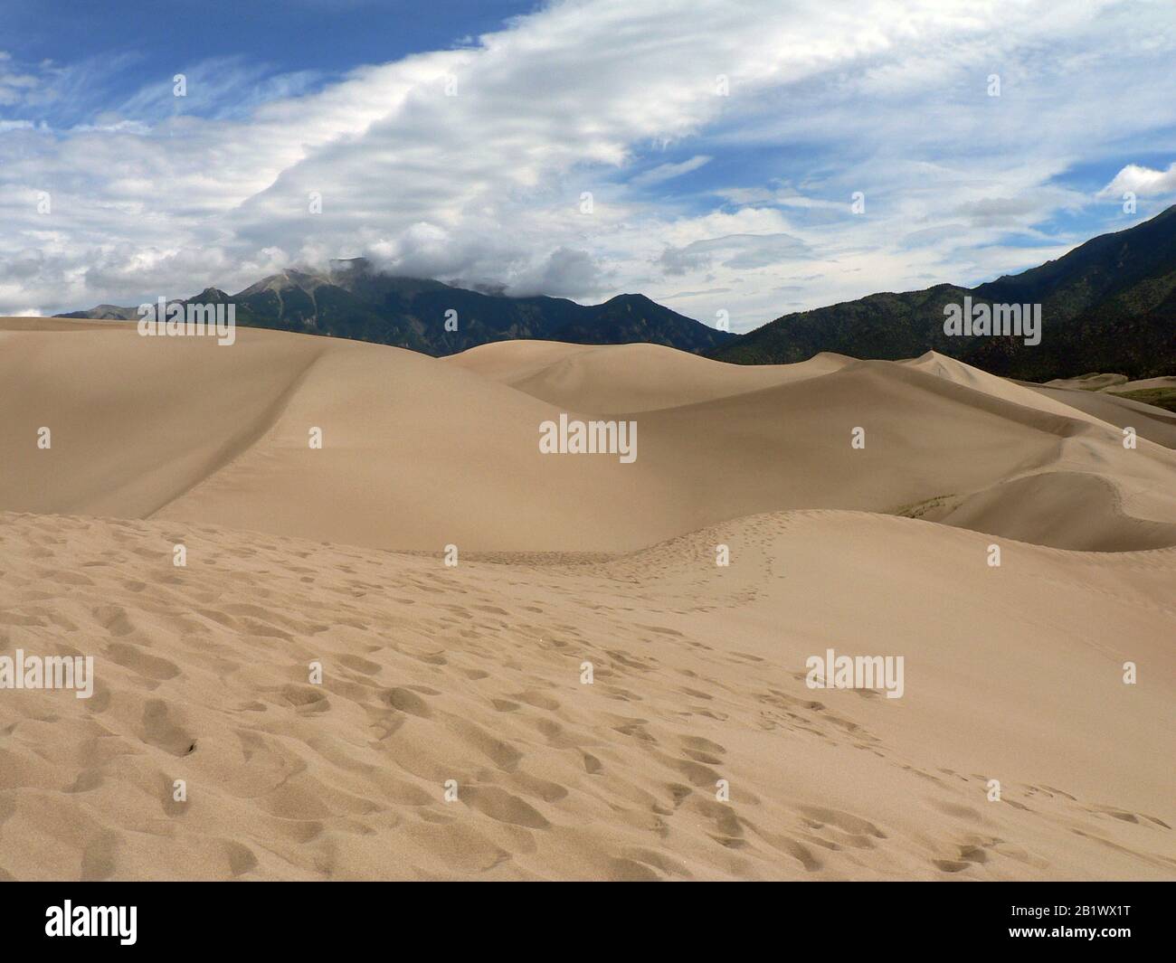 Great Sand Dunes National Park and Preserve, Colorado Stock Photo - Alamy