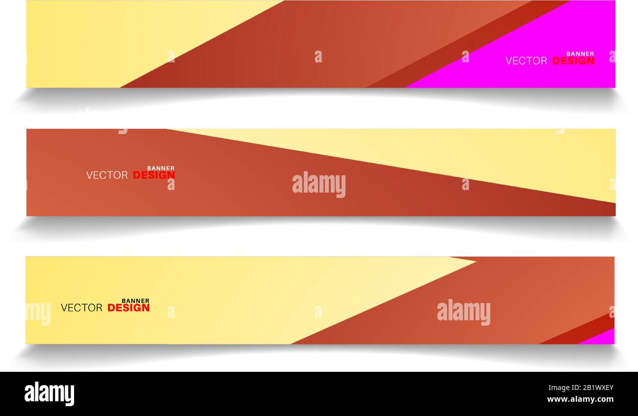 set banner abstract background . vector editable for your design Stock ...