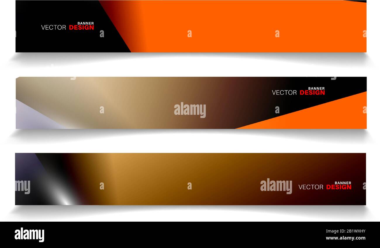 set banner abstract background . vector editable for your design Stock ...