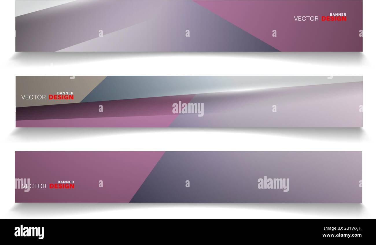 set banner abstract background . vector editable for your design Stock ...