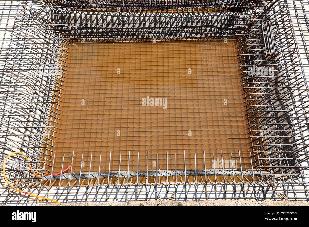 Urban construction buildings foundation Stock Photo - Alamy