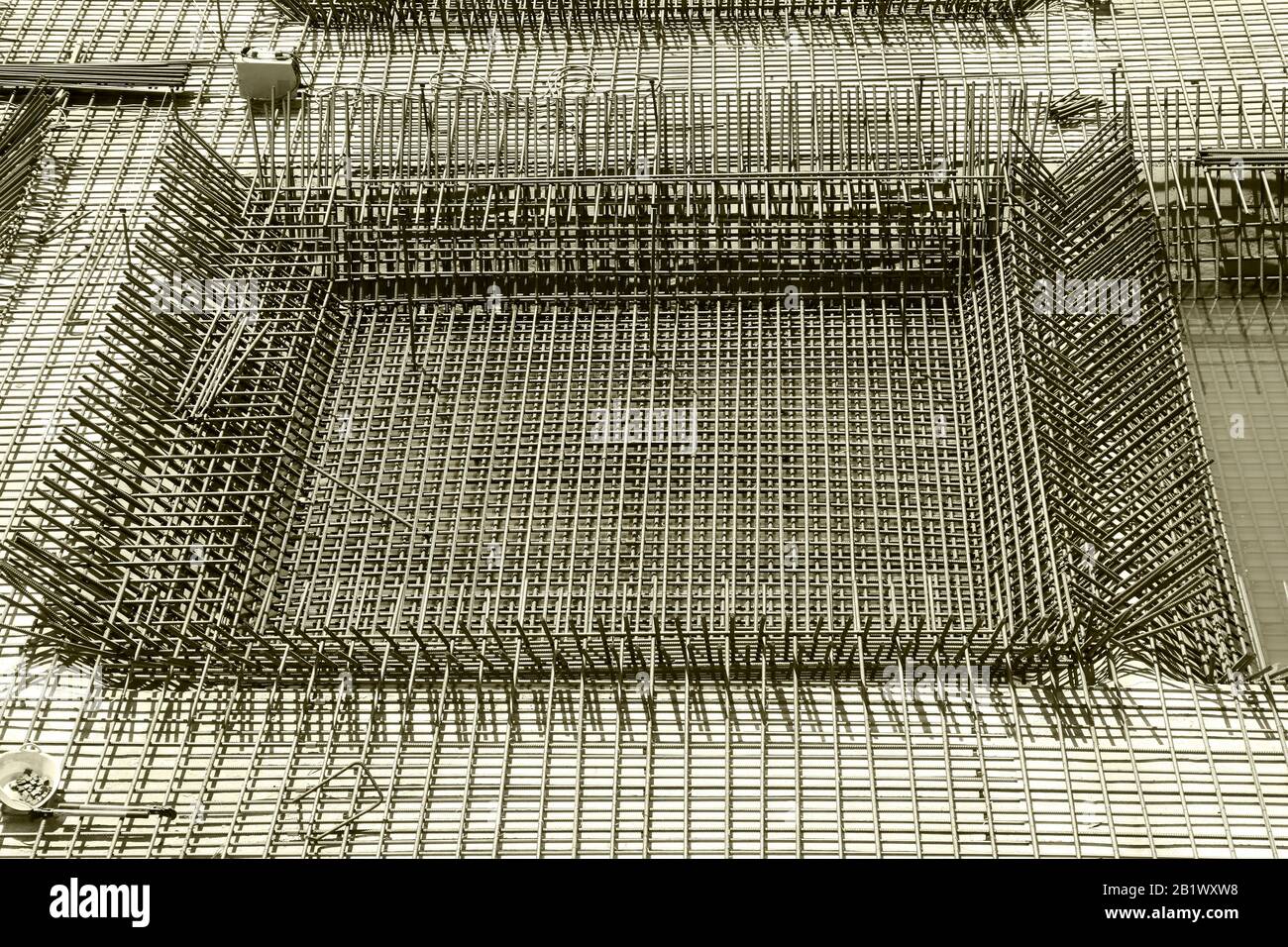 Urban construction buildings foundation Stock Photo - Alamy