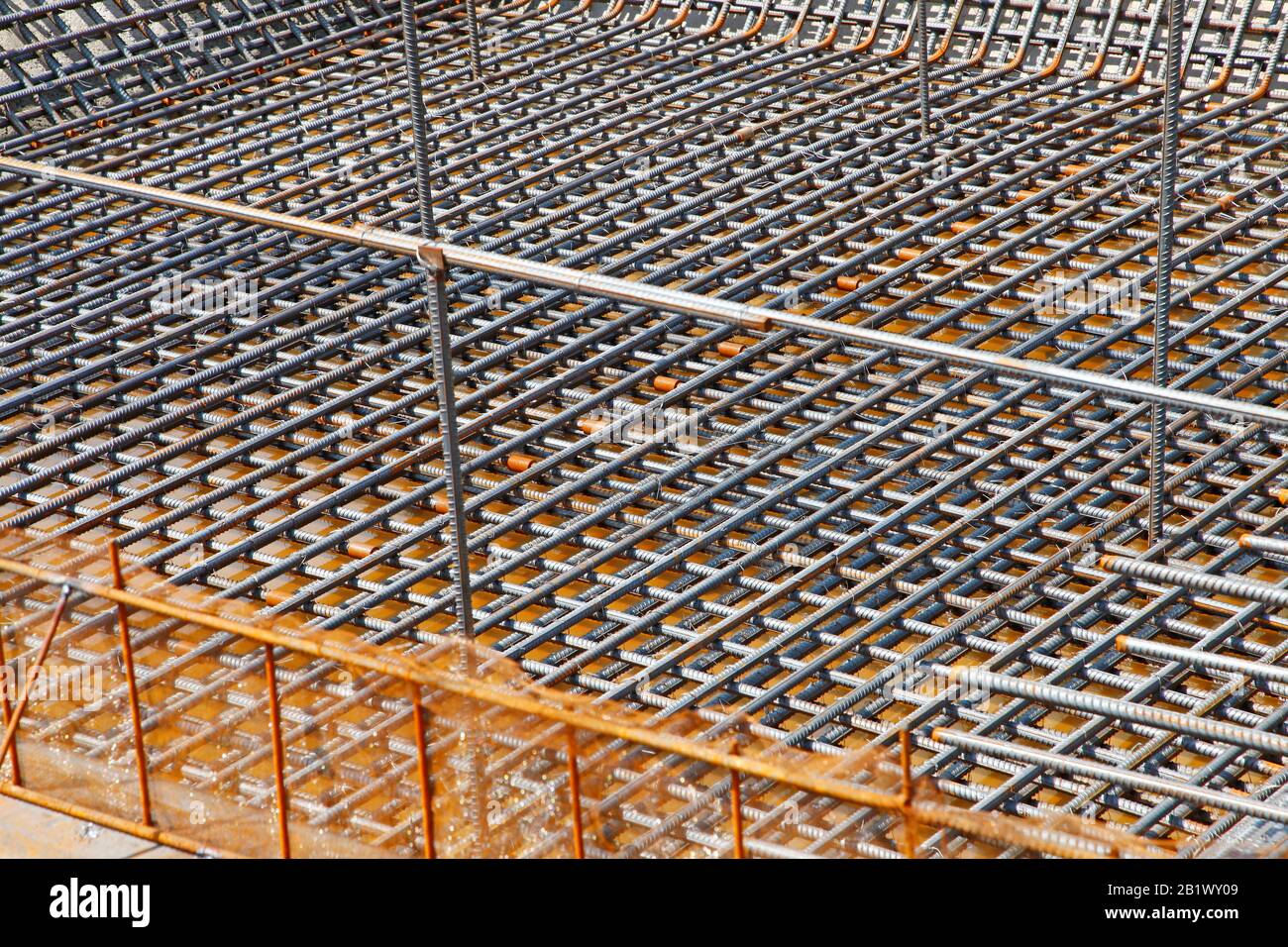 Urban construction buildings foundation Stock Photo - Alamy
