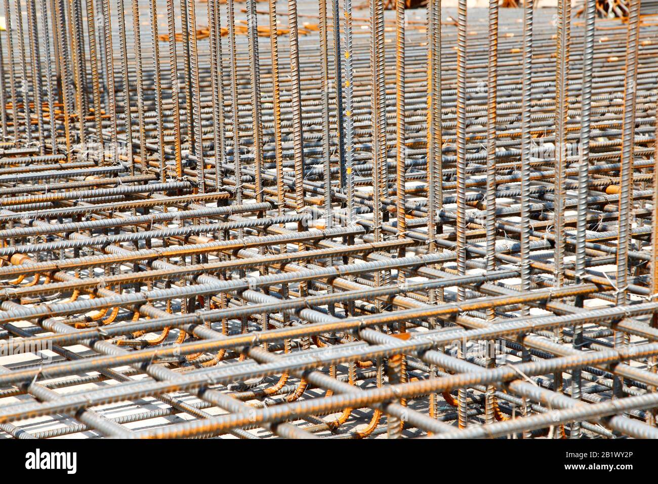 Urban construction buildings foundation Stock Photo - Alamy