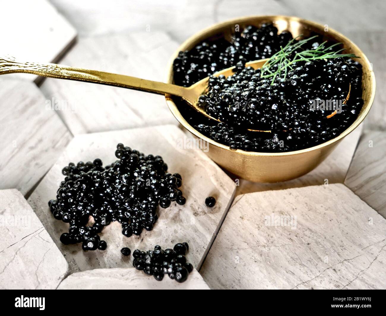 Golden caviar hi-res stock photography and images - Alamy