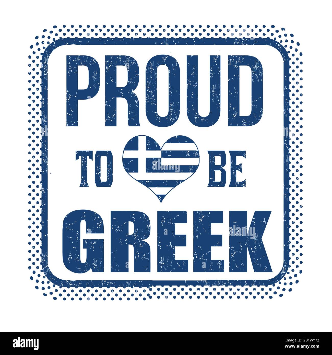 Proud to be greek sign or stamp on white background, vector ...