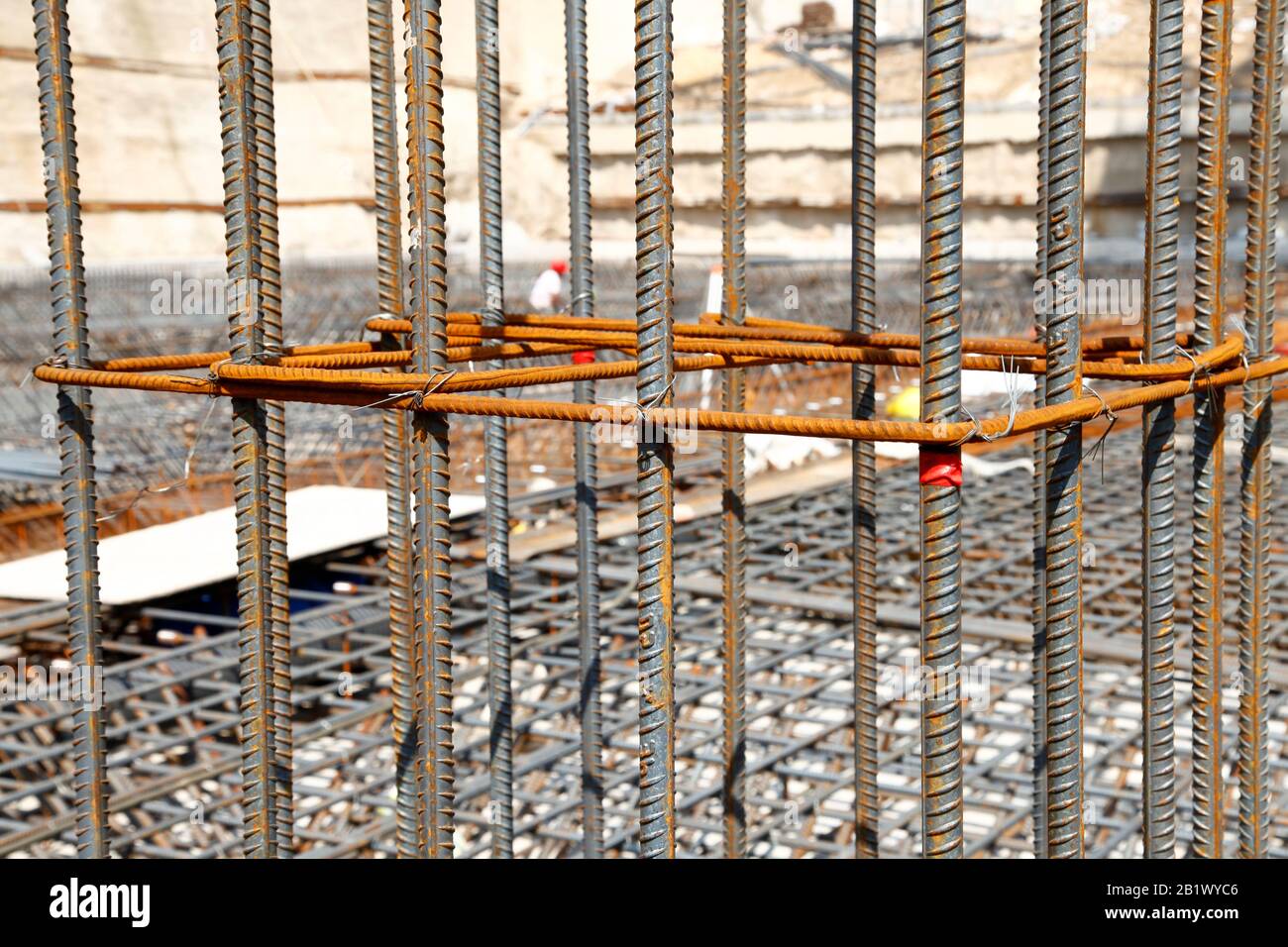 Urban construction buildings foundation Stock Photo - Alamy