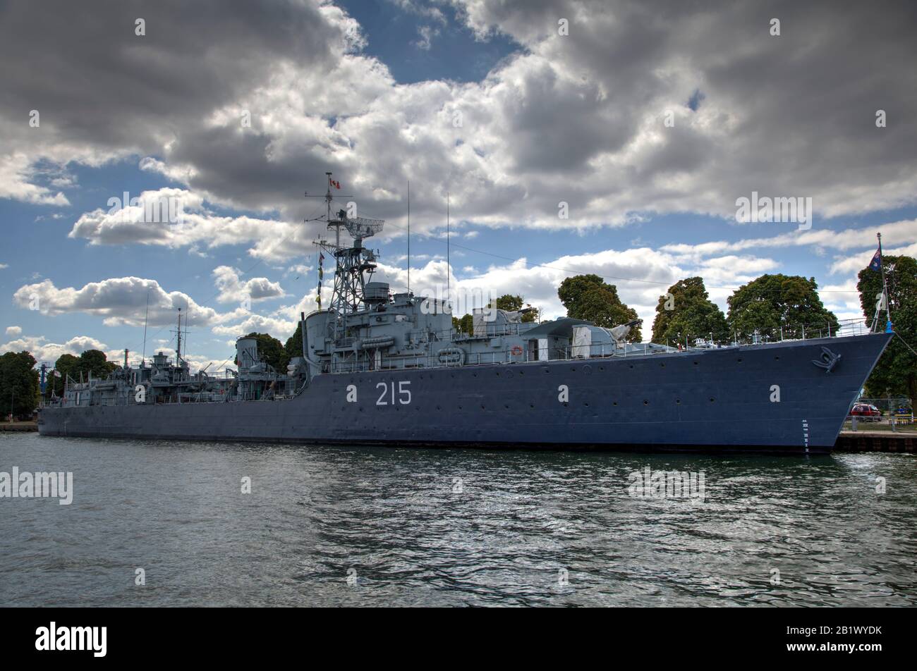 Tribal class destroyer HMCS Haida in Hamilton Ontario Stock Photo - Alamy
