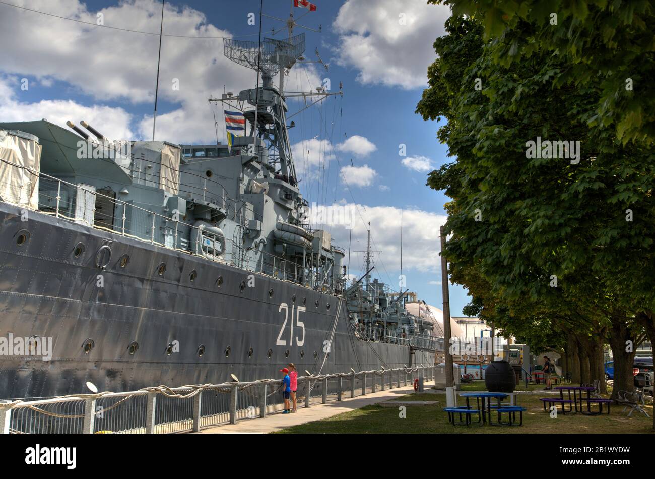 Tribal class destroyer HMCS Haida in Hamilton Ontario Stock Photo - Alamy