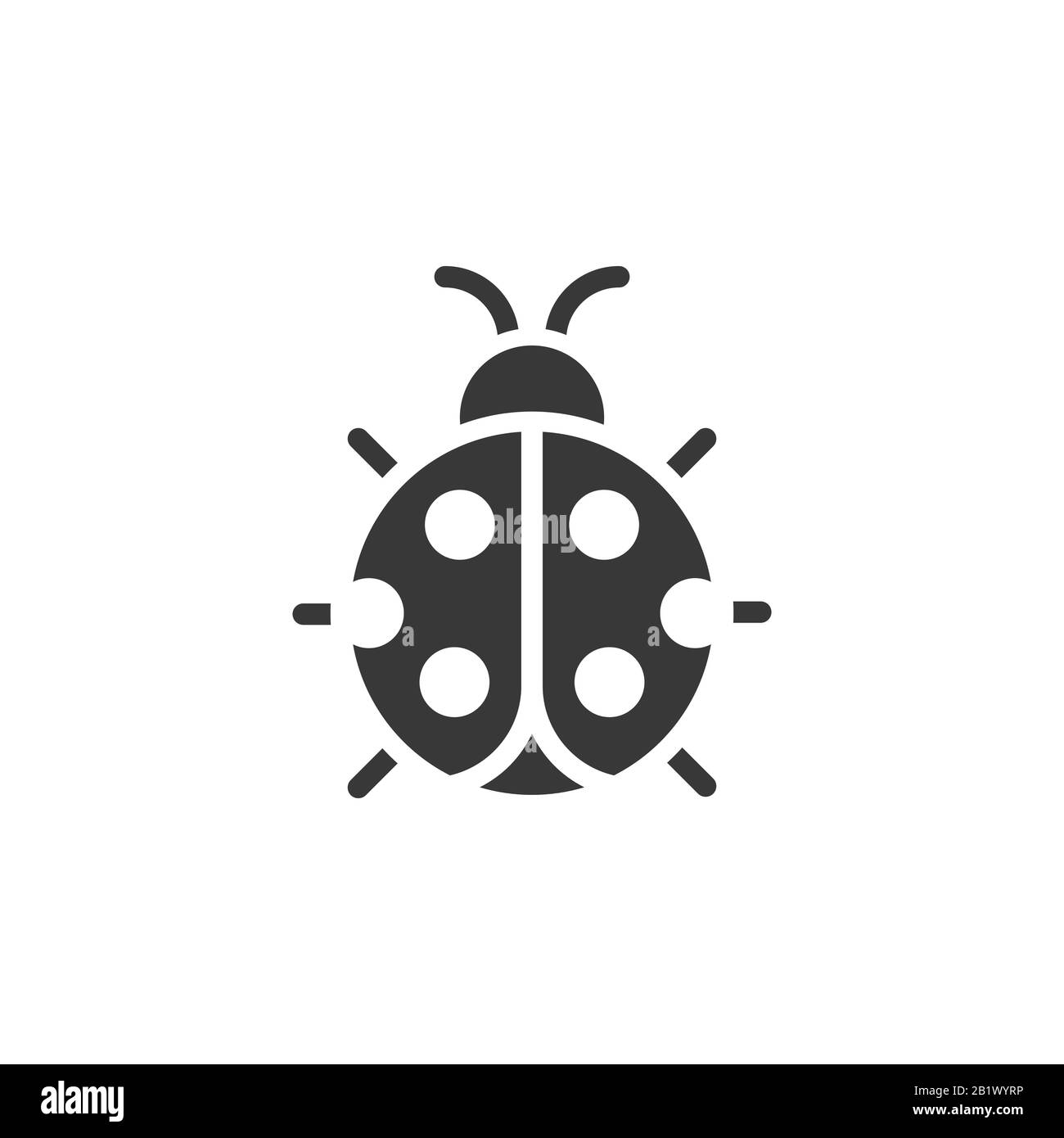 Ladybug insect nature icon pictogram Stock Vector Images - Alamy
