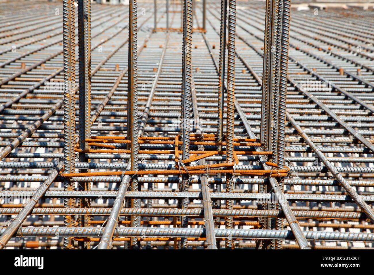 Urban construction buildings foundation Stock Photo - Alamy