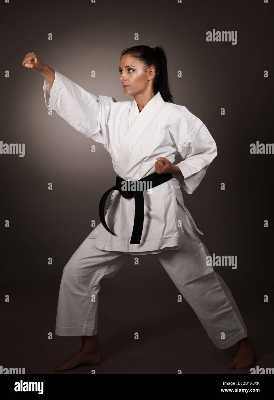 Air punch exercise hi-res stock photography and images - Alamy