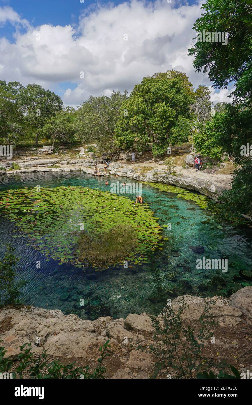 Natural Pools Yucatan Mexico
