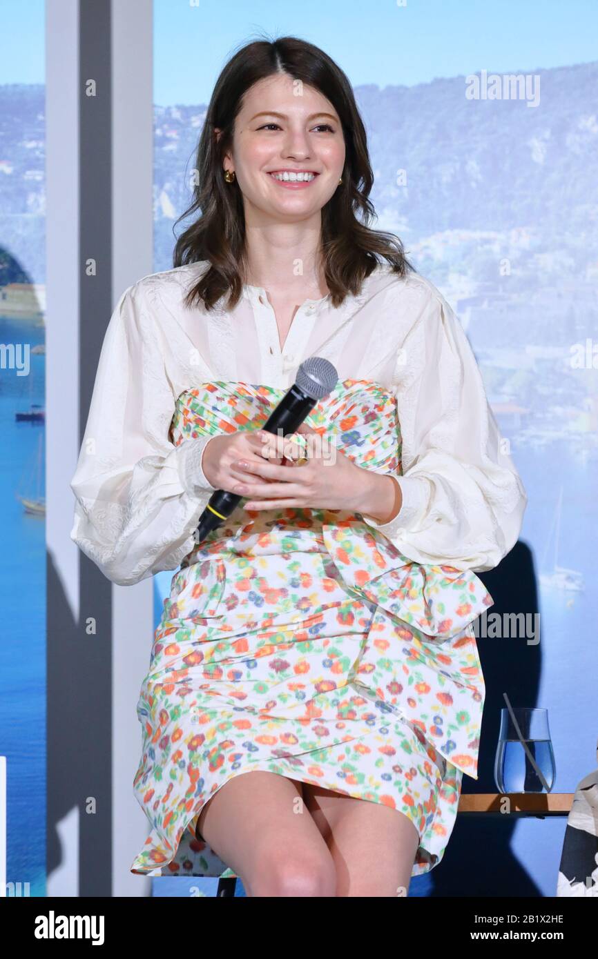 Japanese model Maggy attends the launch event for French Champagne ...