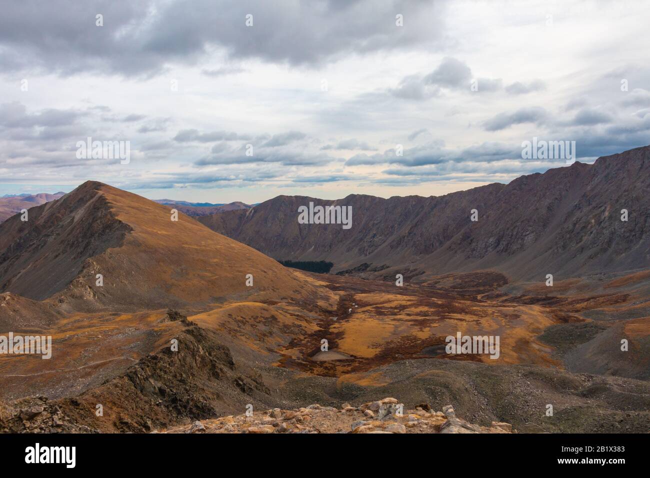 On the Way to Torrey's Peak and Grays' Peak Colorado Stock Photo - Alamy