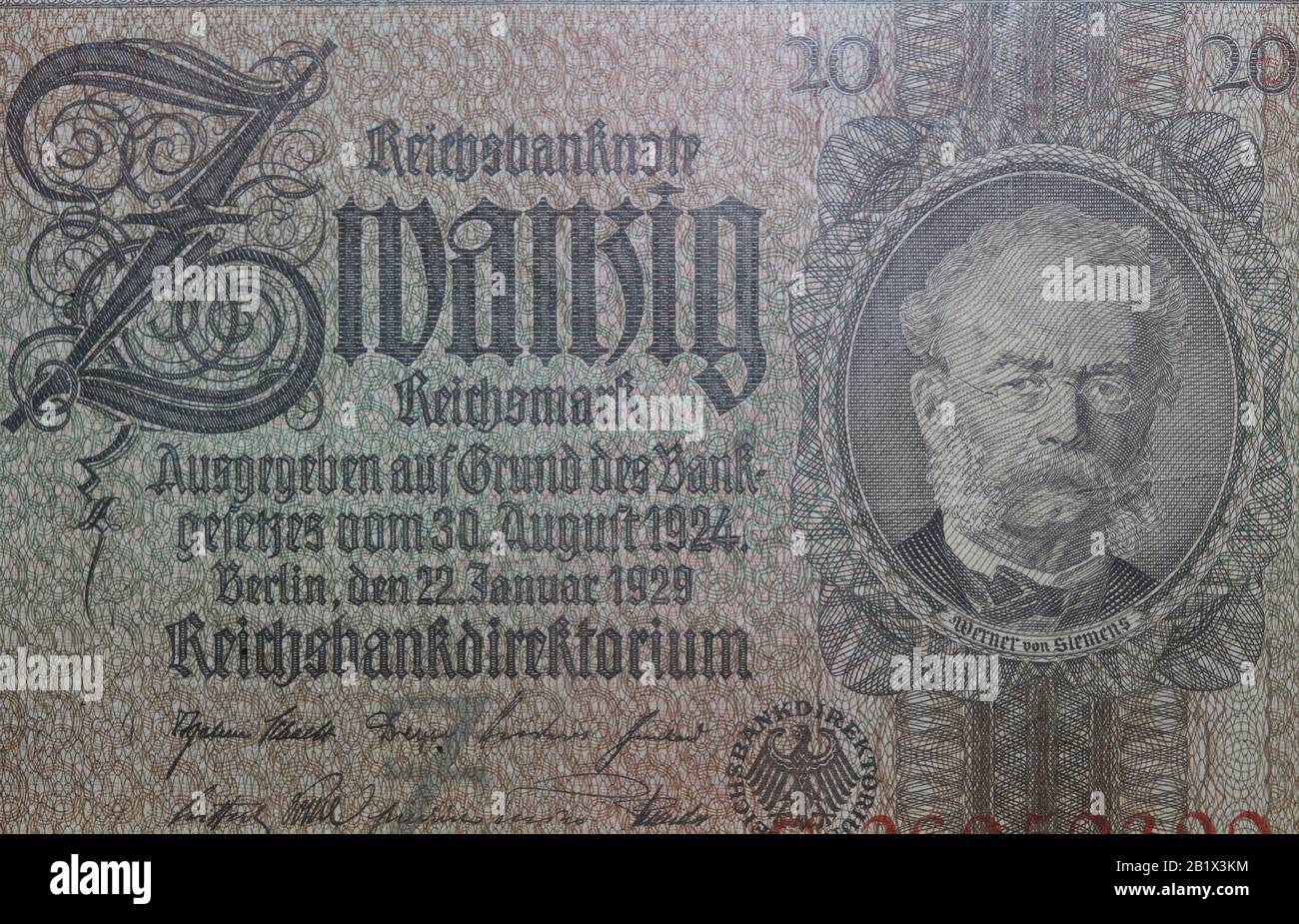Old original german money macro background fifty megapixels stock ...