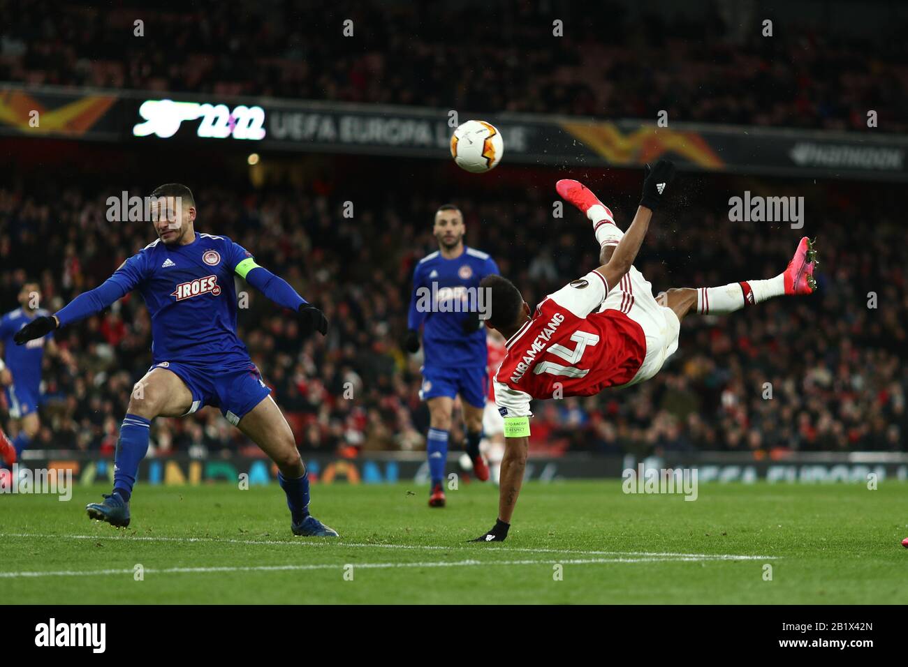 Emirates Stadium, London, UK. 27th Feb, 2020. UEFA Europa League ...