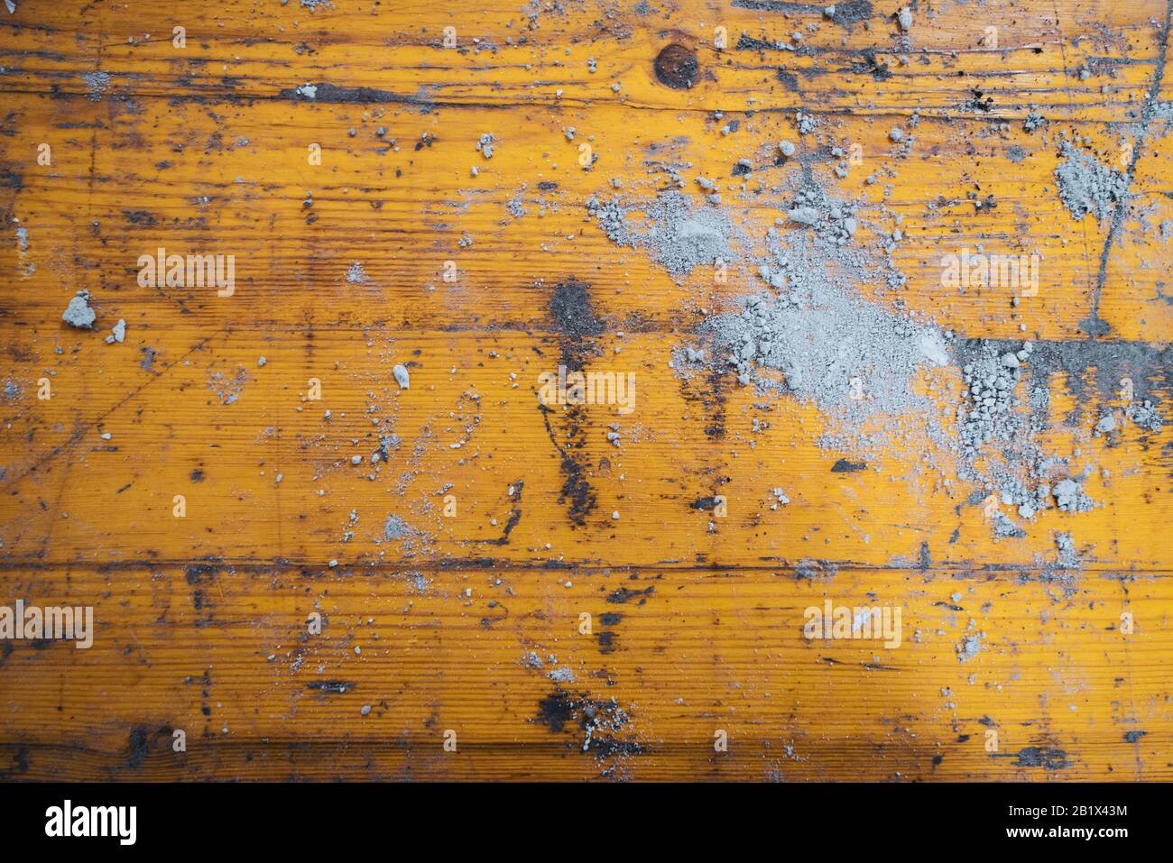 Old wooden texture. Rustic yellow wood background with texture in close ...