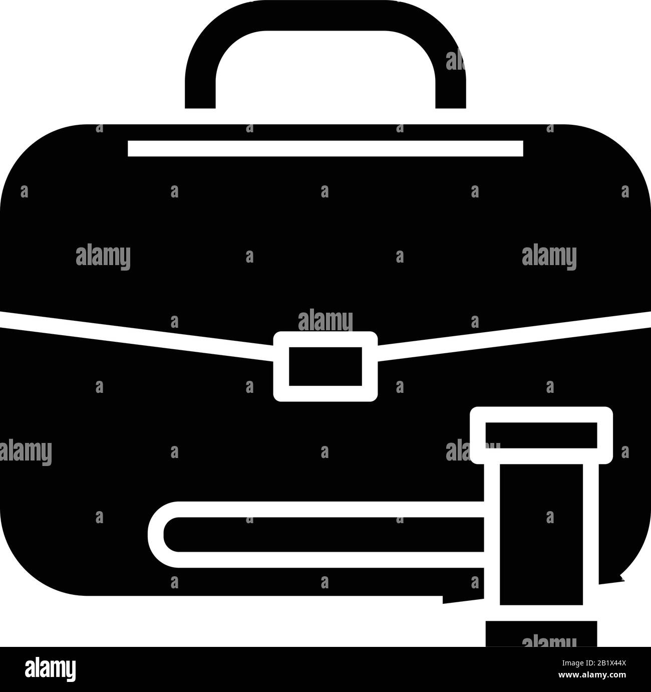 Court case black icon, concept illustration, vector flat symbol, glyph ...