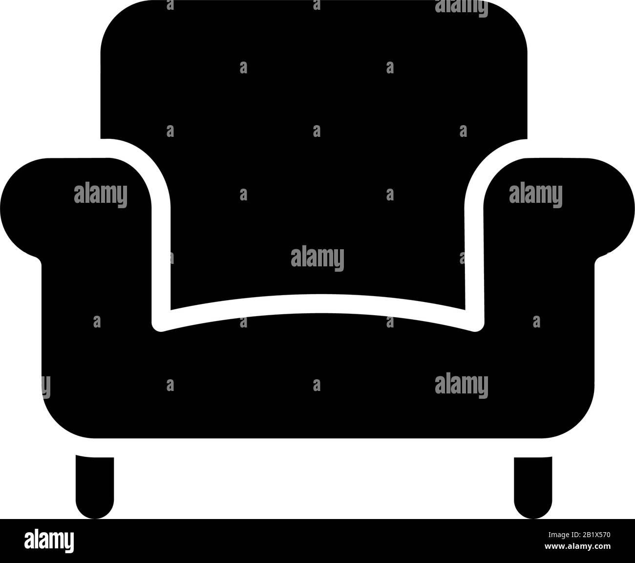 Icons sofa interior Cut Out Stock Images & Pictures - Alamy