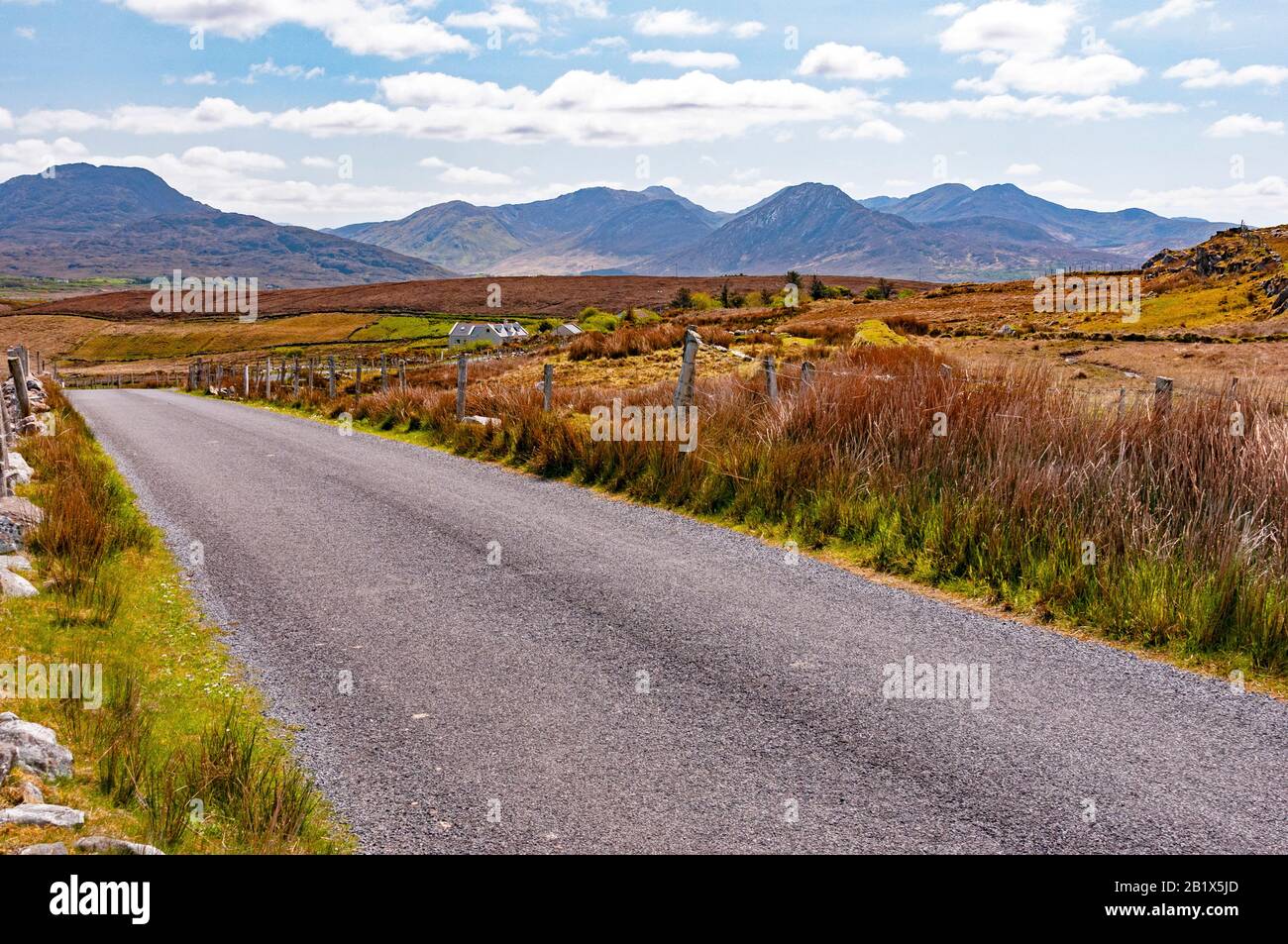 Scenery of Connemara and Renvyle Peninsula, County Galway, Ireland ...