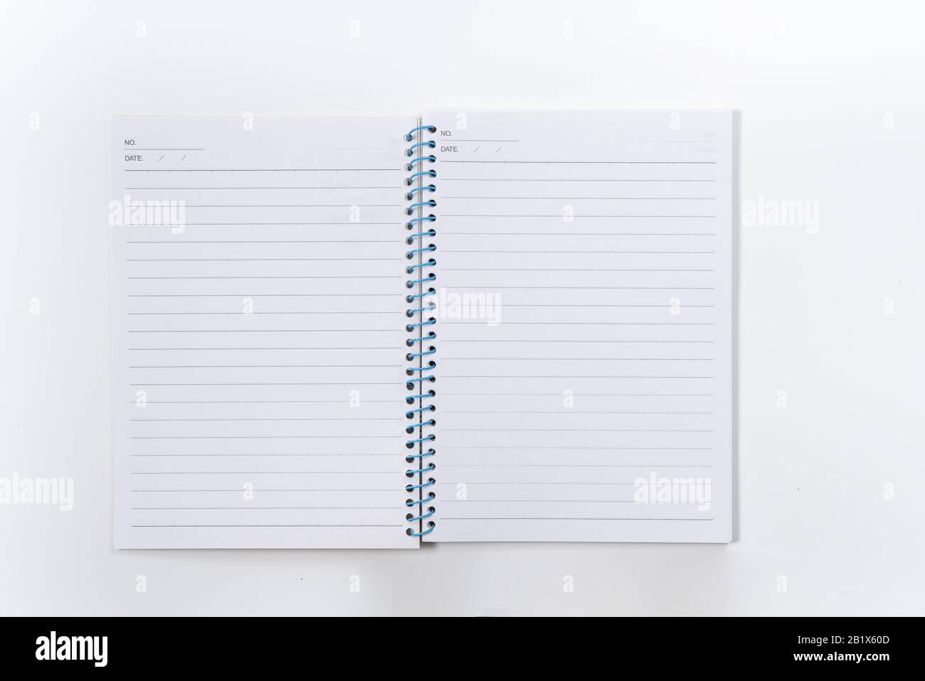 white notebook on white background with clipping path - Image Stock ...