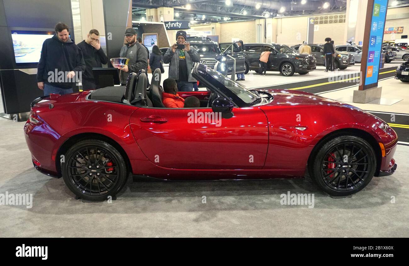 Philadelphia, Pennsylvania, U.S.A - February 9, 2020 - The side view of ...