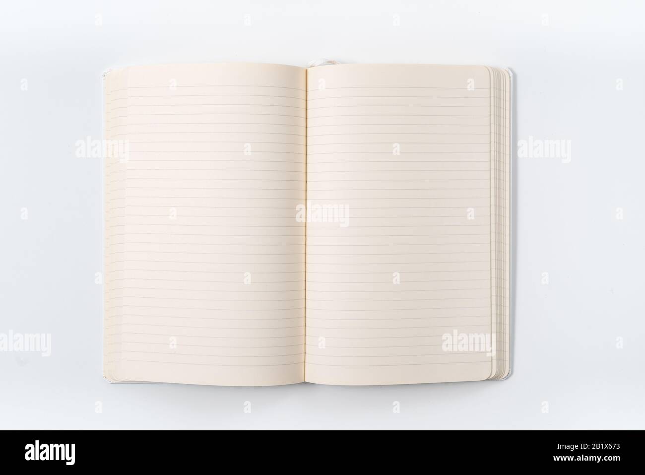 white notebook on white background with clipping path - Image Stock ...