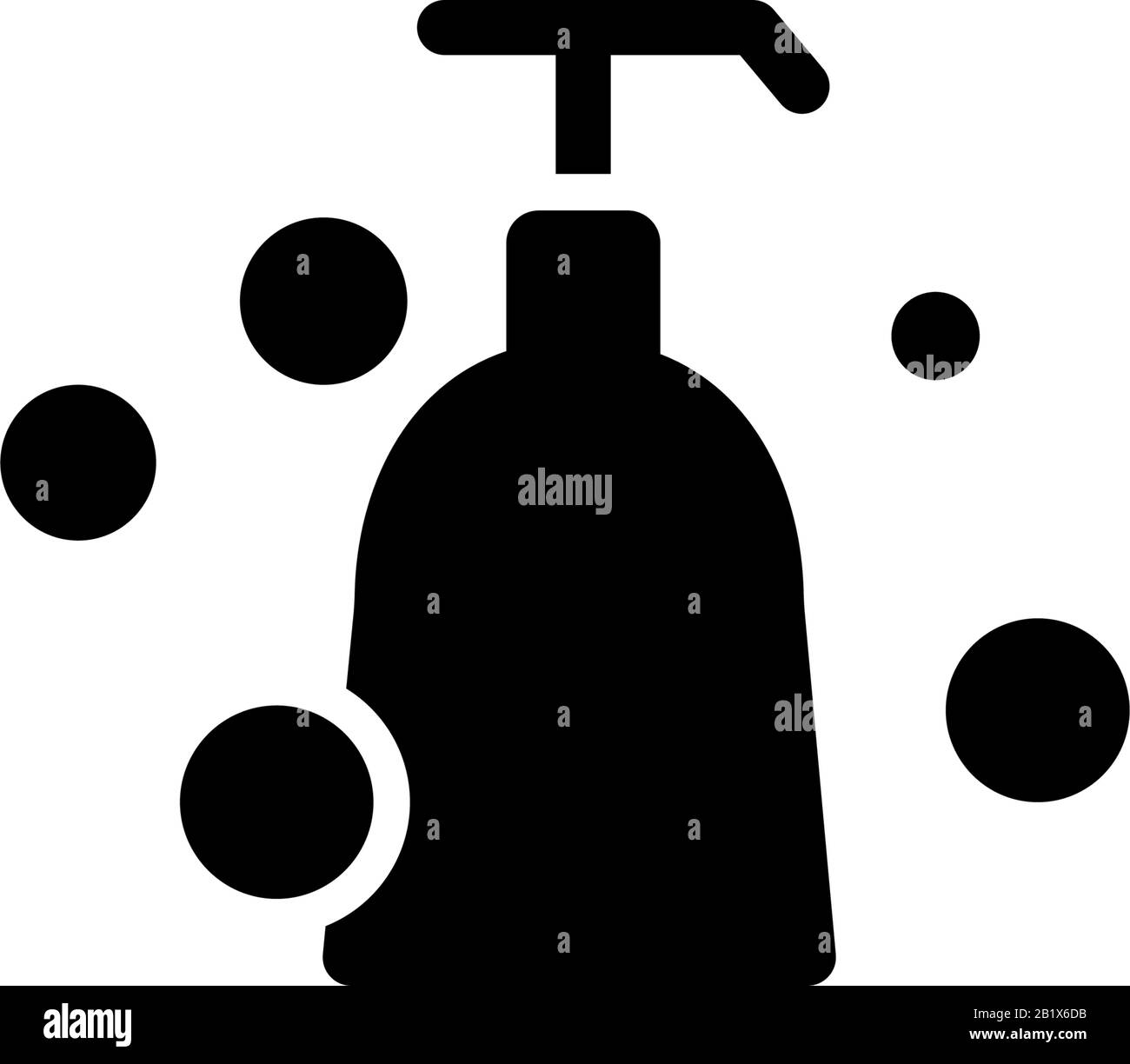 Soap icon vector black Stock Vector Images - Alamy