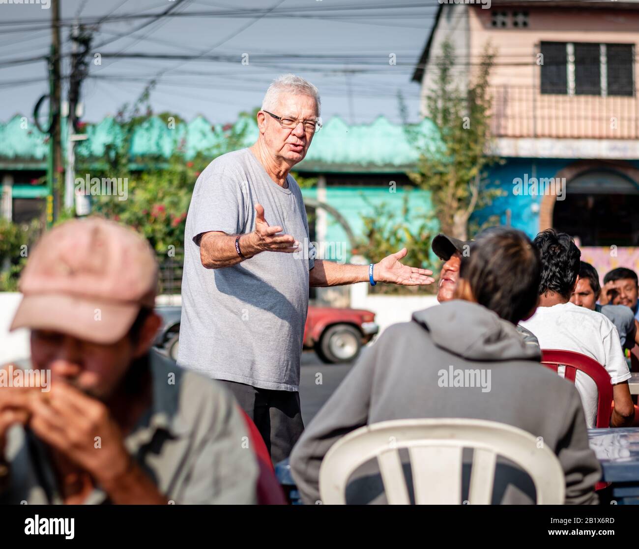 Homeless charity speaking hi-res stock photography and images - Alamy