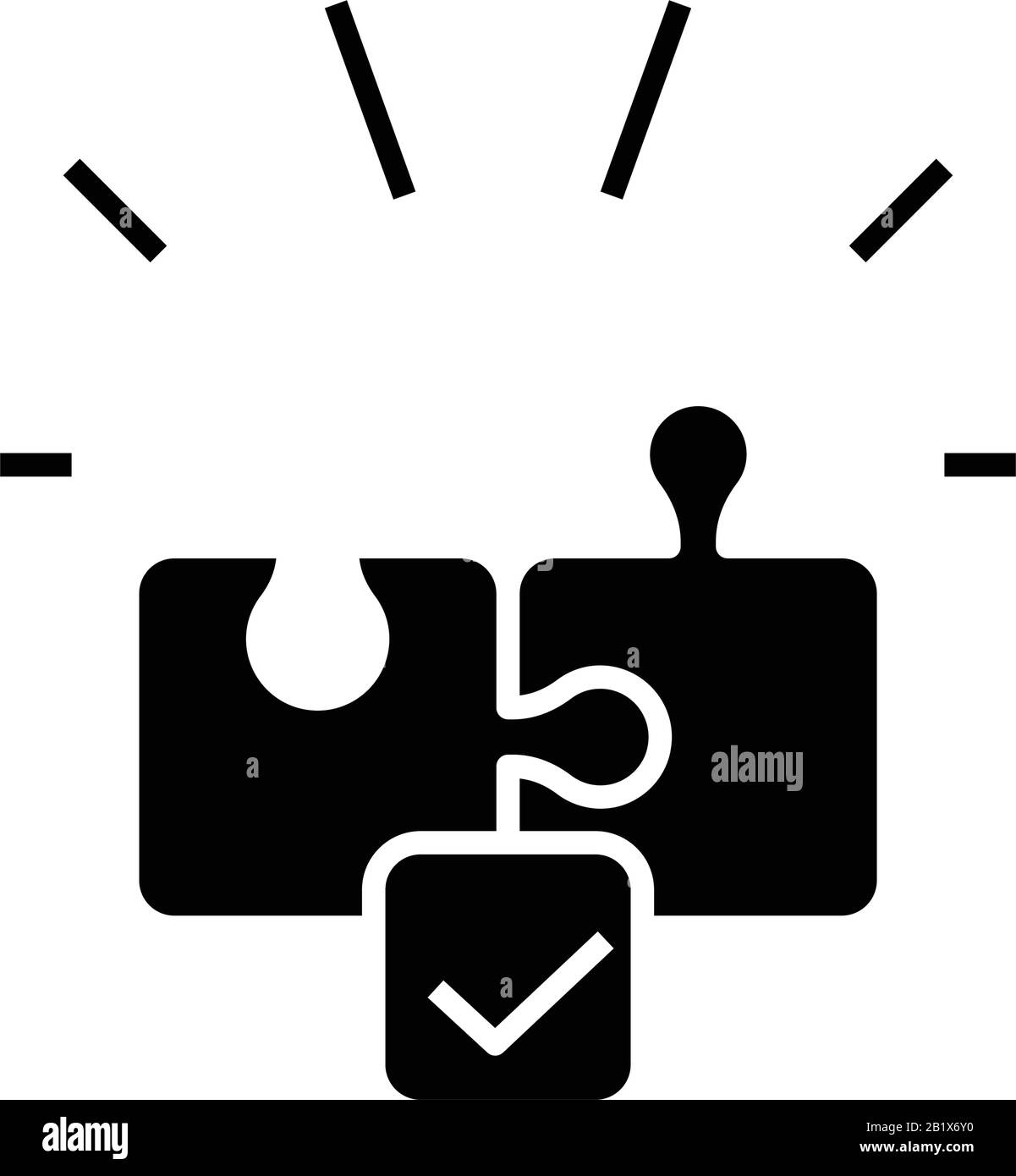 Blank business strategy concept diagram Black and White Stock Photos ...