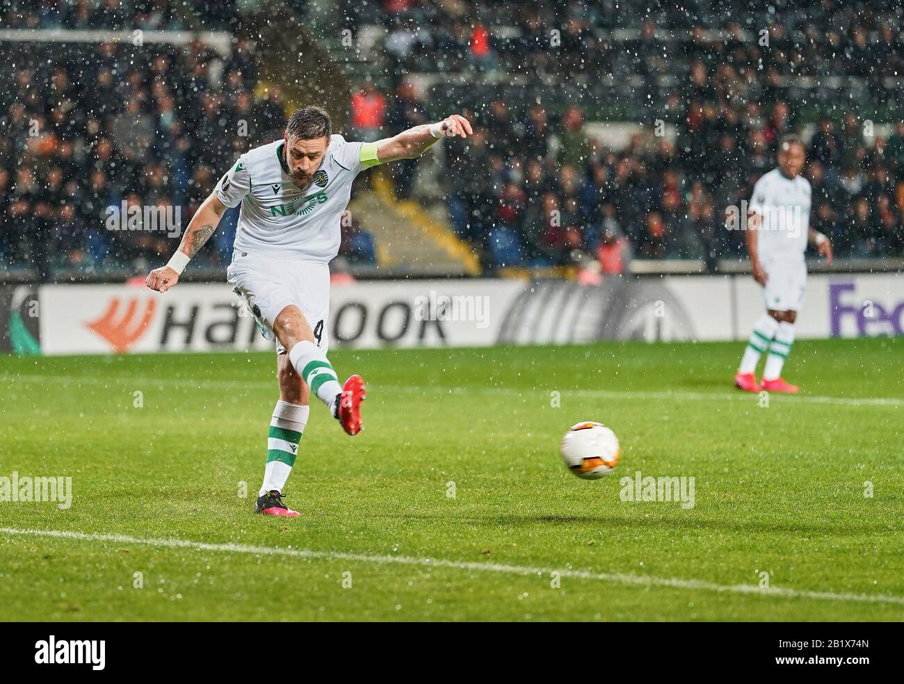 February 27, 2020: SebastiÃ¡n Coates of Sporting CP during Istanbul ...