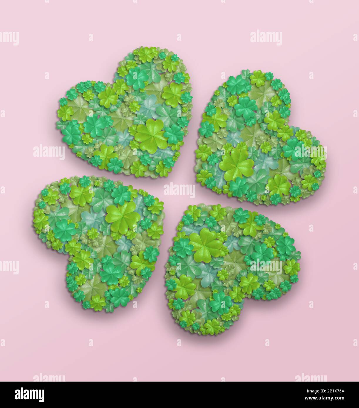 Single leaf shamrock hi-res stock photography and images - Alamy