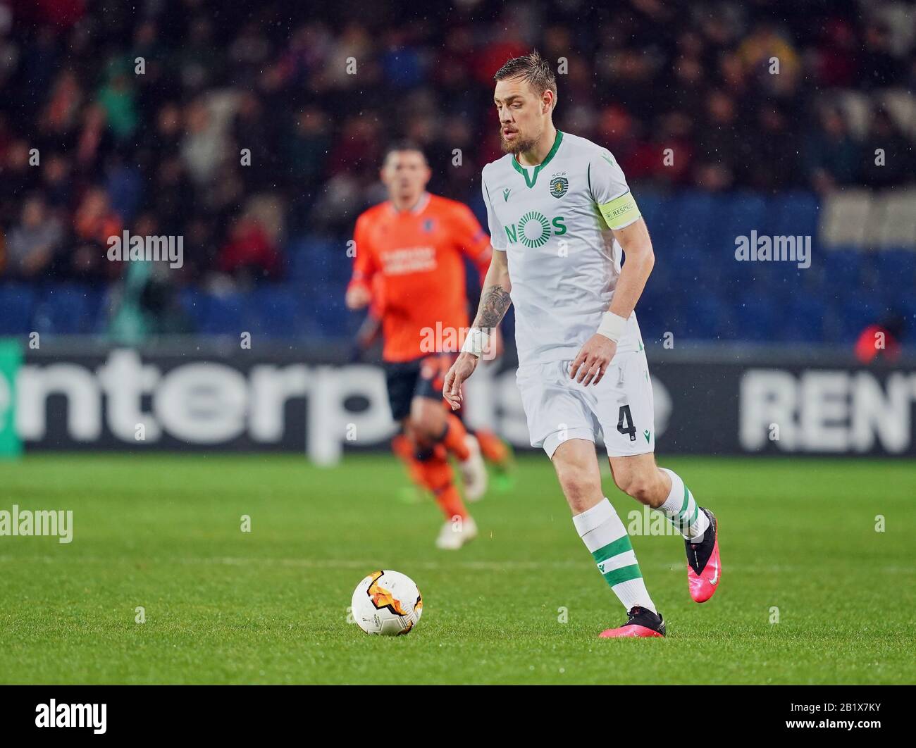February 27, 2020: SebastiÃ¡n Coates of Sporting CP during Istanbul ...
