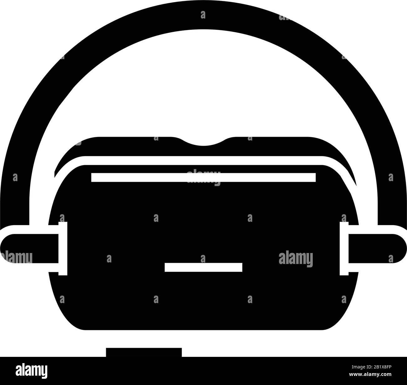 Control details black icon, concept illustration, vector flat symbol ...