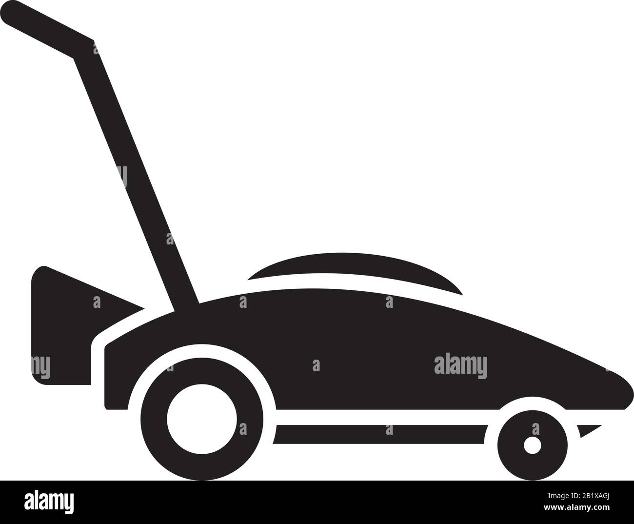 Lawn mower icon template black color editable. Lawn mower icon symbol ...
