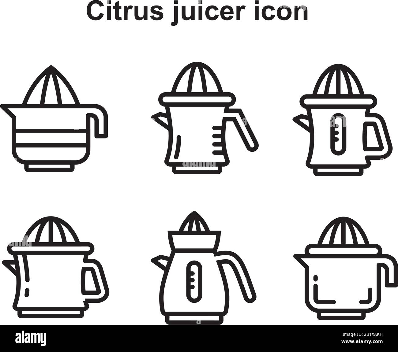 Citrus Juicer icon template black color editable. Citrus Juicer icon symbol Flat vector ...