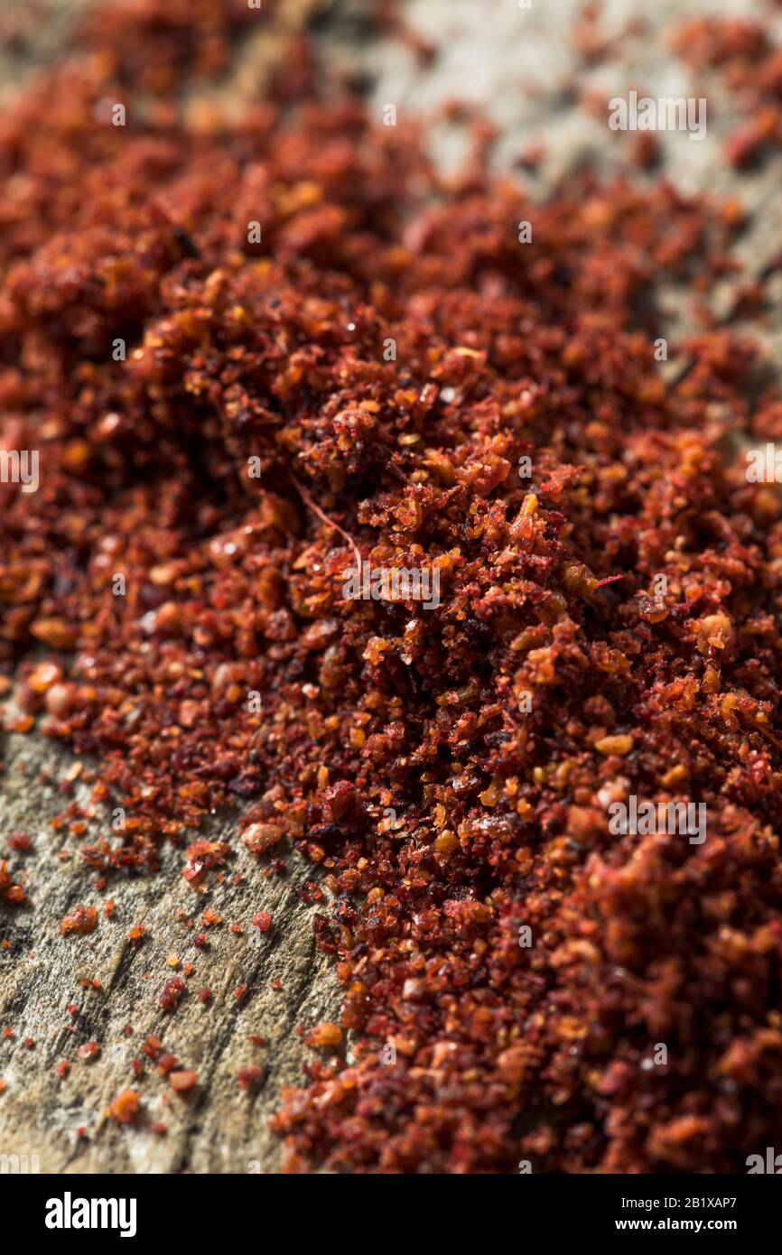 Raw Red Organic Dried Sumac in a Bowl Stock Photo - Alamy