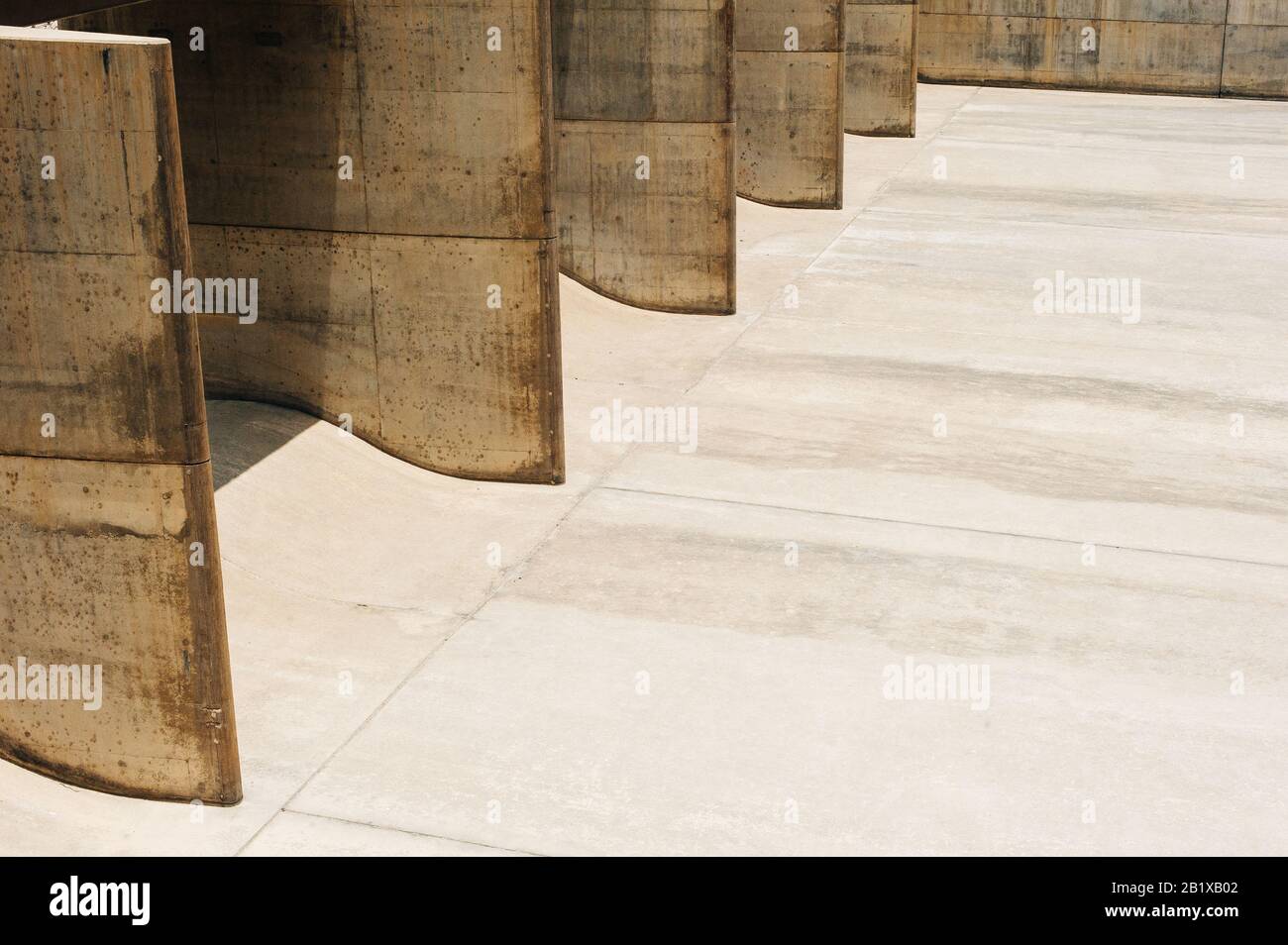 Dam with less water due to drought. Water shortages of water storage ...