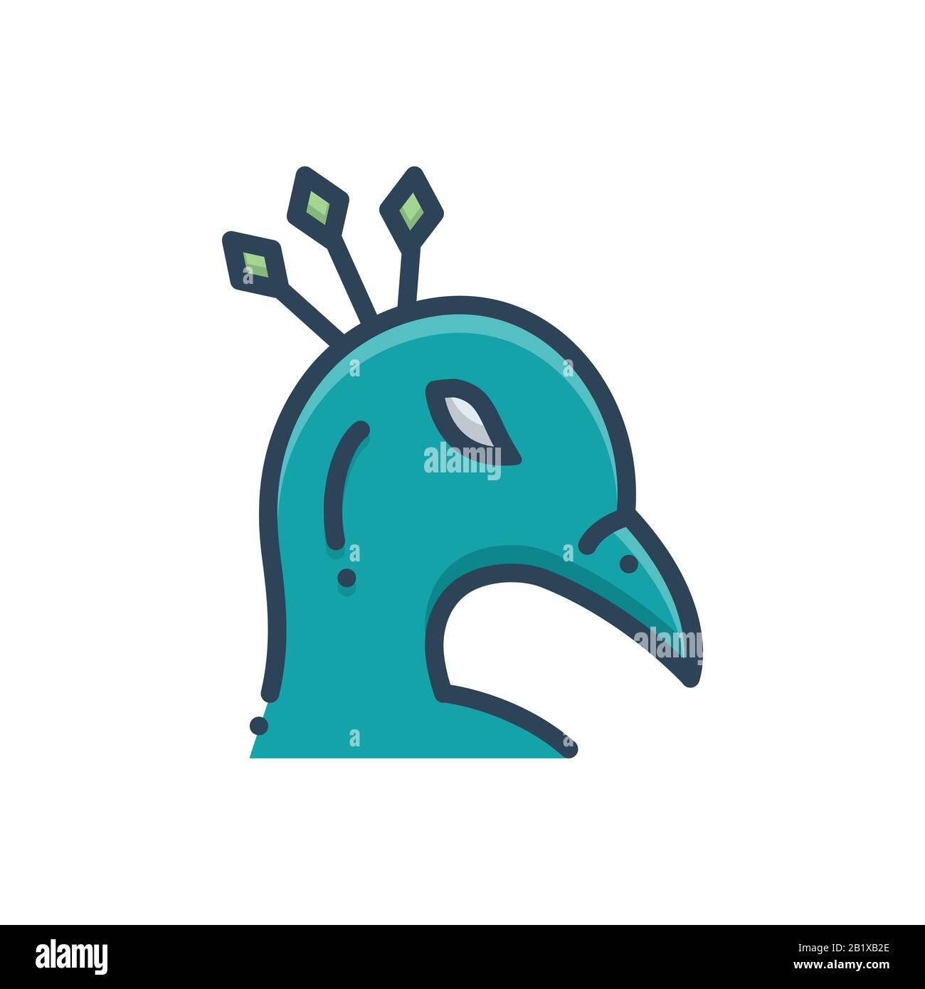 Peacock Logo Stock Vector Images Alamy