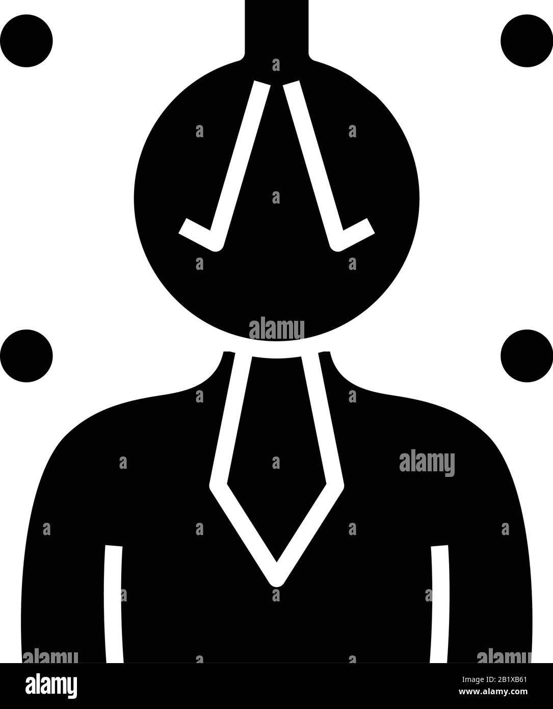 Complicated tasks black icon, concept illustration, vector flat symbol ...