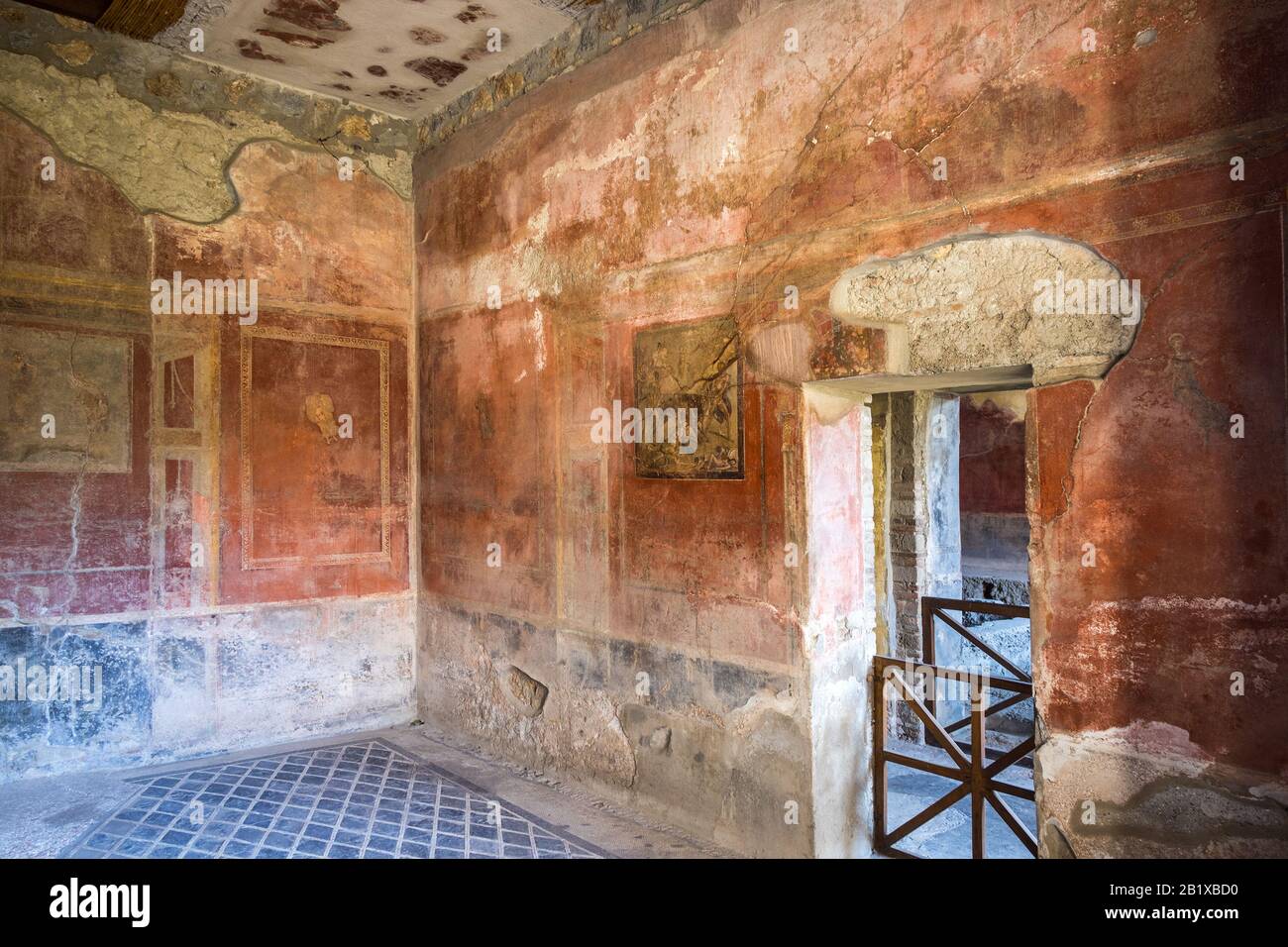 ITALY, POMPEI - OCT 19, 2019: ancient Roman city destroyed by the ...